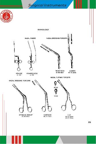 Instrumentar Orl - Instrumentar Chirurgical, Sc Medfarm Trading Srl