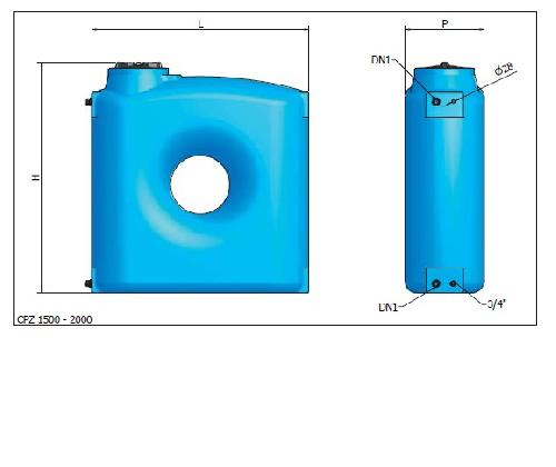 REZERVOR INGUST 1500 L | Rezervoare