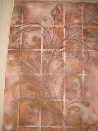 Decoratiune interioara pe perete stucco | design interior