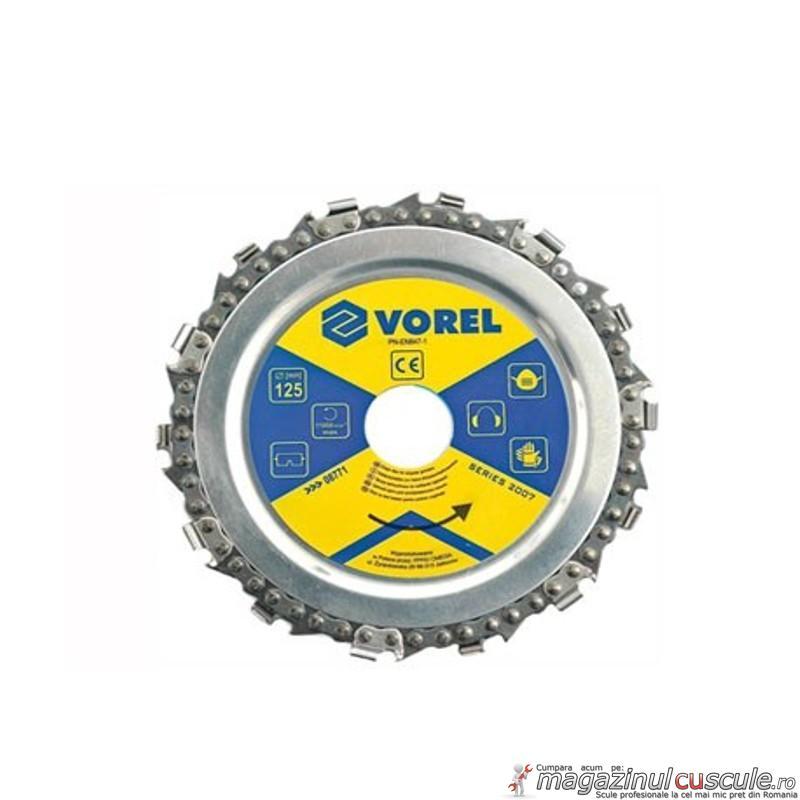 Disc Circular Pentru Lemn 125 Mm - Vorel, Sc Itools Direct Srl