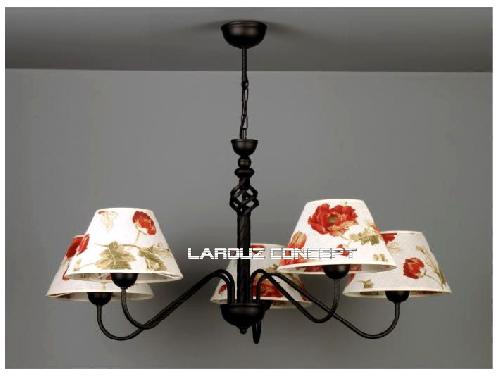 LUSTRE RUSTICE FIER FORJAT | CORPURI DE ILUMINAT RUSTUCE