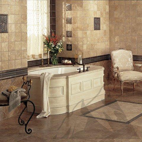 Bai Moderne Cu Travertin (rocas Decor), Sc Rocas Decor Srl