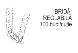 BRIDA REGLABILA MEDIE | Accesorii gips carton