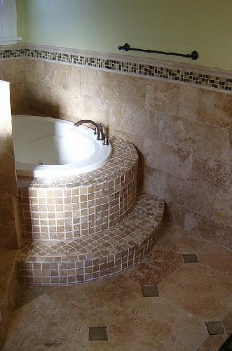 Travertin Dark Pentru Bai Si Living, Sc Rocas Decor Srl