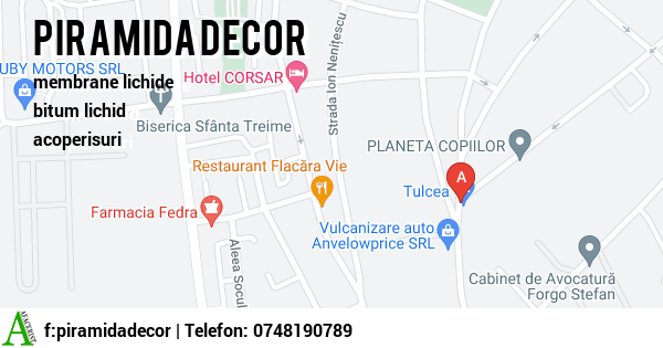 Dedeman TULCEA | Hidroizolatii TULCEA | PIRAMIDA DECOR