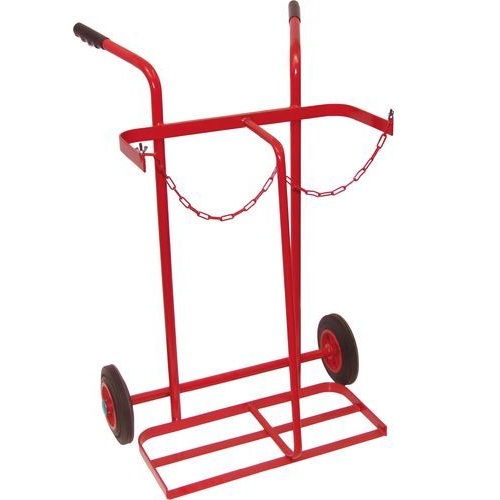 Carucior dublu pentru transport butelii de oxigen,acetilena ...