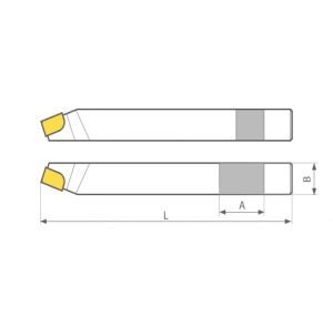Cutite strung cu placute CMS brazate degrosare DIN 4971 | Universale ...