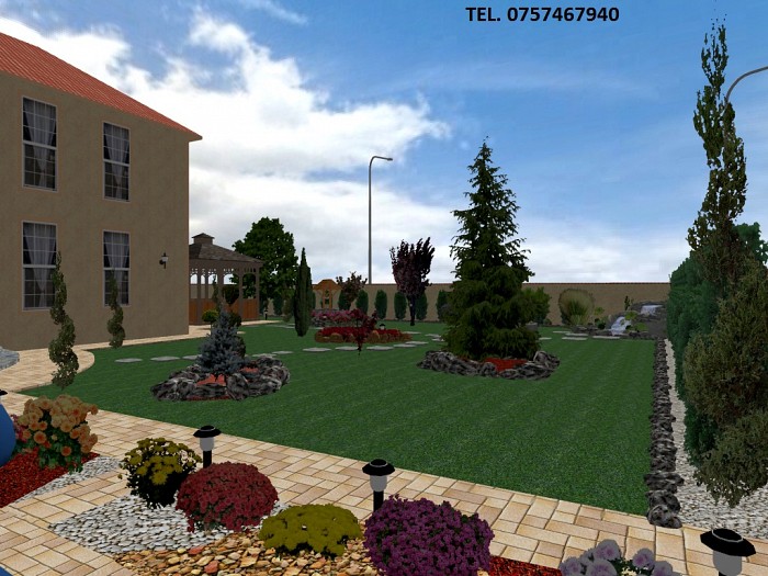 Proiecte 3D amenajari gradini | Proiecte 3D gradini