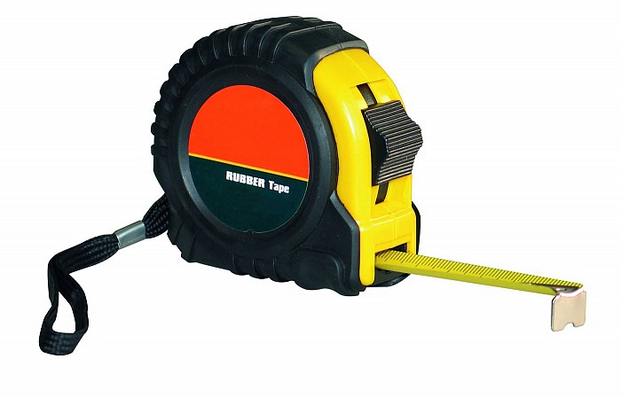 Ruleta masura de 5 m tip Rubber Tape - banda metalica | Rulete masura