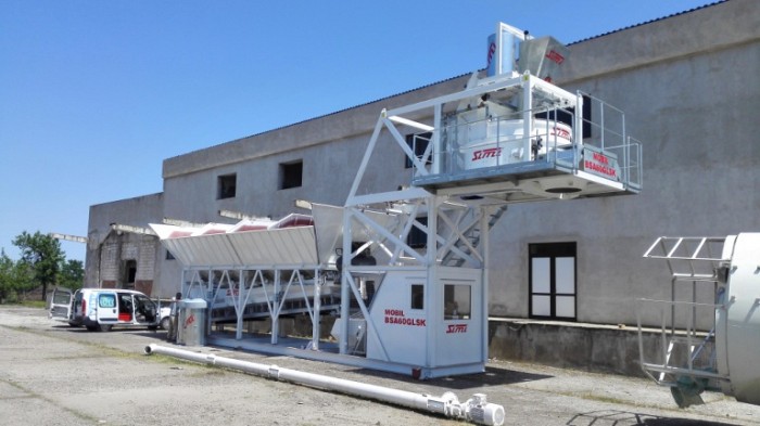 Statie de betoane 60mc/h, Simi mobil BSA 60GLS | statii de betoane