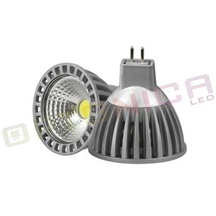 Bec Spot LED MR16 6W COB 12V lumina calda | Becuri LED>Becuri LED GU5.3 ...