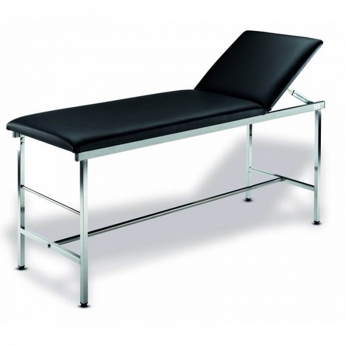 Canapea de examinare cromata cu 2 sectiuni si suport rola in | Canapele ...