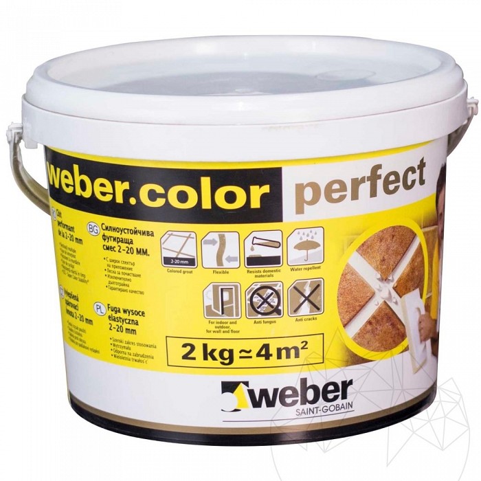 Chit Rosturi - Weber Color Perfect Coffee 2kg | Accesorii piatra ...
