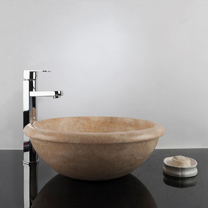Chiuveta baie travertin Classic RS-19, 42 x 15,5 cm | Chiuvete baie ...