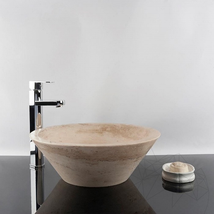 Chiuveta baie travertin Classic RS-8, 42 x 15 cm | Chiuvete baie ...