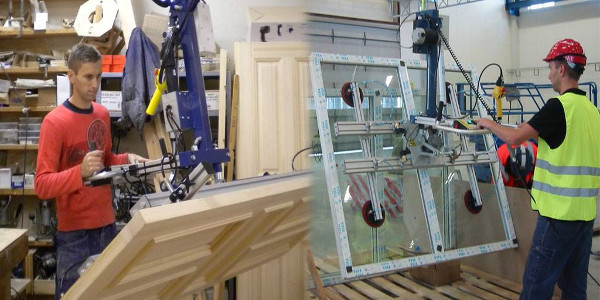 Dispozitiv de ridicat cu vacuum pentru manipularea sticlei ...