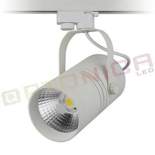 Proiector LED de interior 25W COB corp alb lumina alba | Proiectoare ...