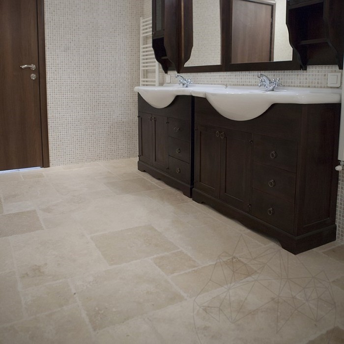 Travertin Classic Cross Cut French Pattern Set, Periat si Da ...