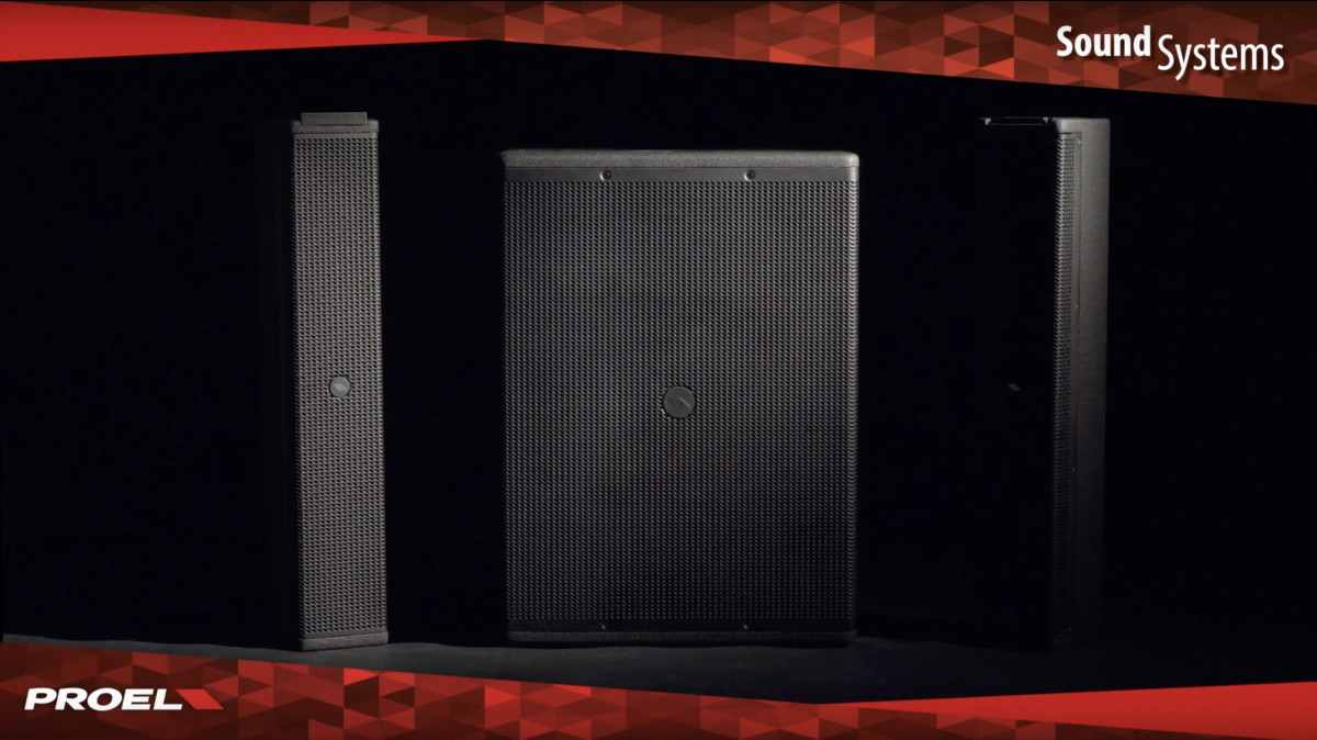 Proel SESSION6, sistem audio line array activ pentru sonorizari mobile ...