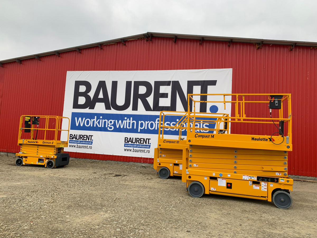 Inchiriere Platforma Foarfeca Electrica 14m, Baurent Srl