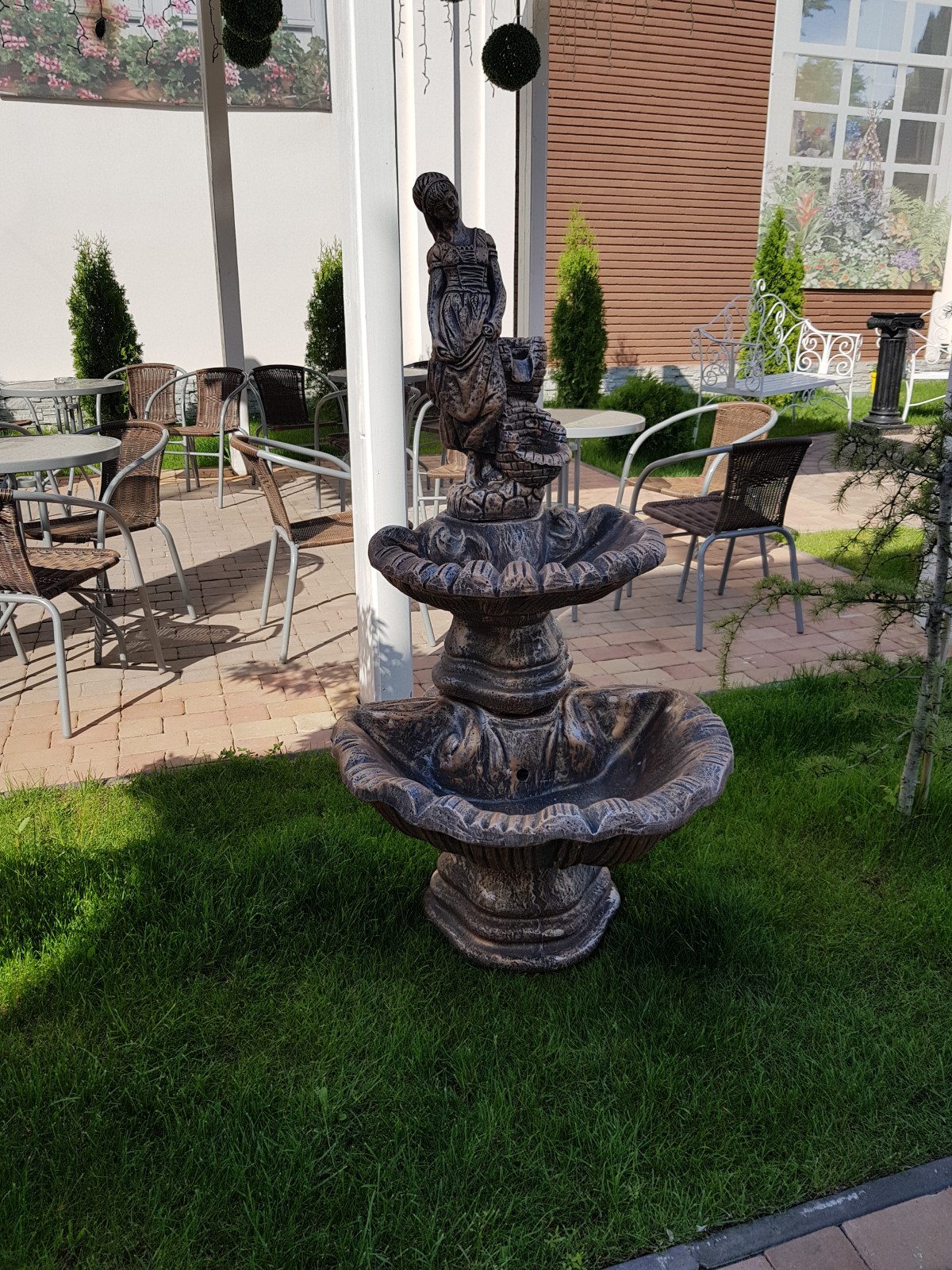 Fantana arteziana din beton F4/fantana arteziana/ornament gradina ...