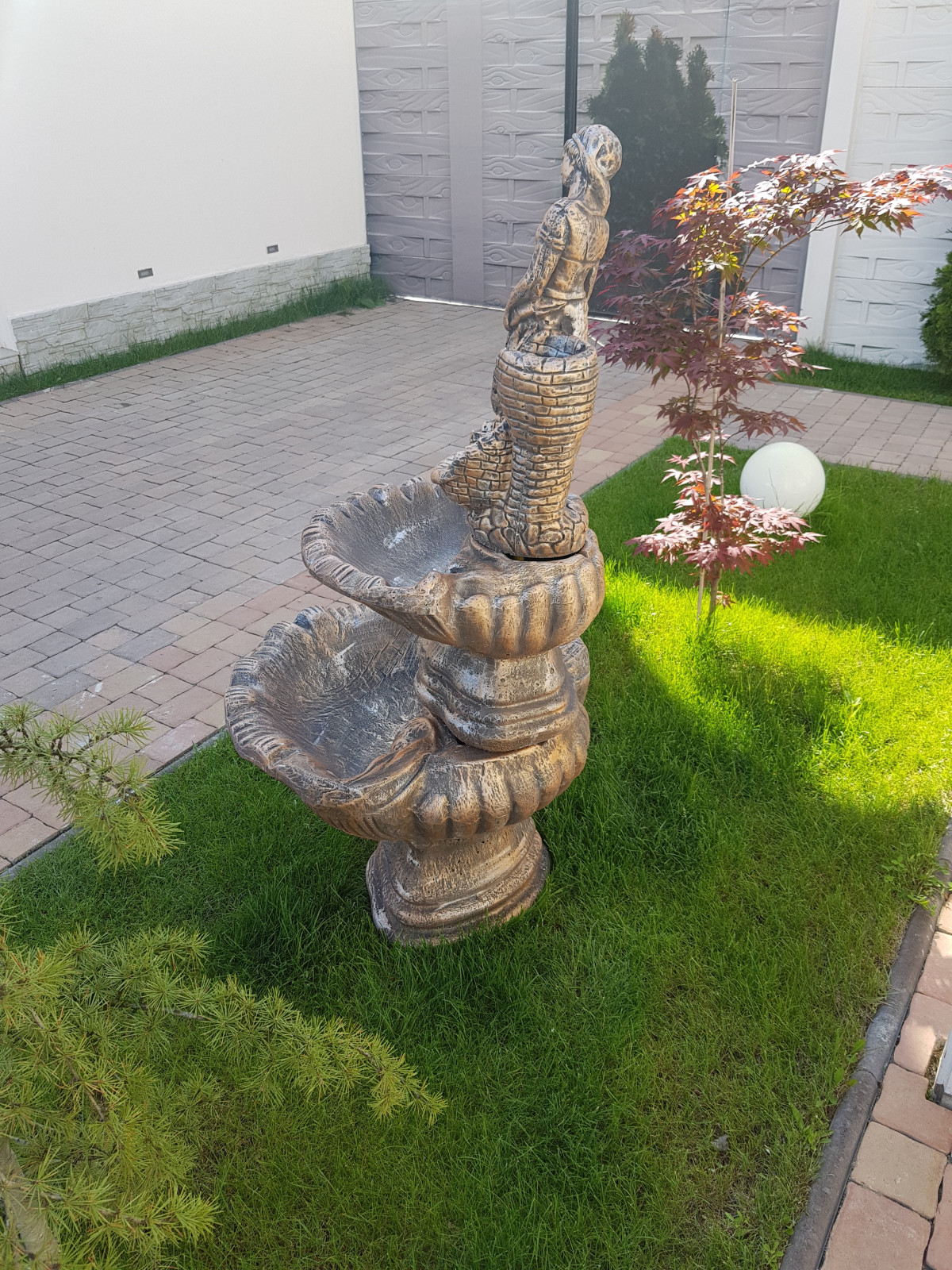 Fantana arteziana din beton F4/fantana arteziana/ornament gradina ...