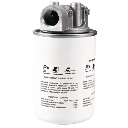 Filtru hidraulic de retur cu montaj in linie | Echipamente hidraulice