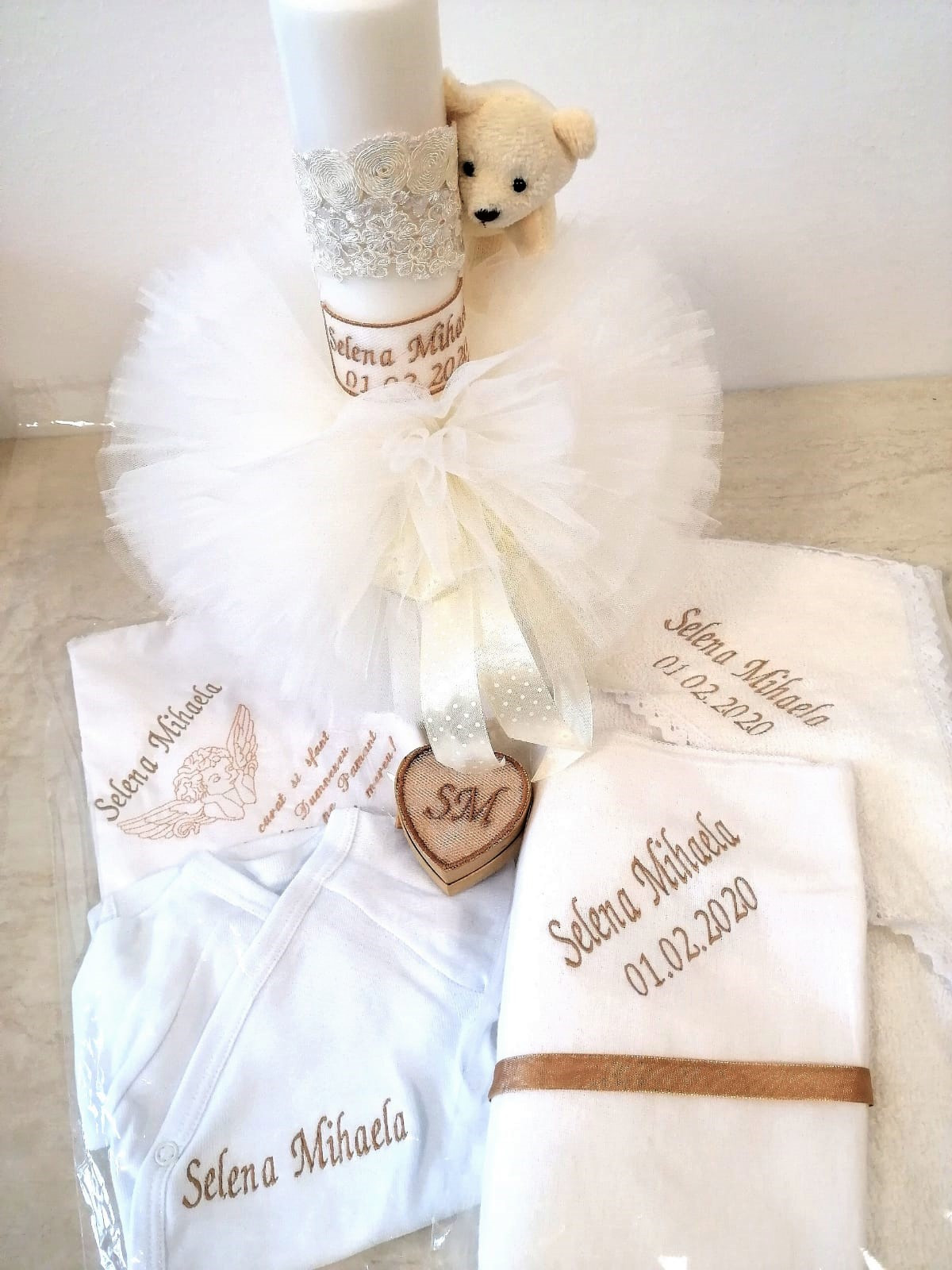 Trusouri Pentru Botez Personalizate Prin Broderie Computerizata ...