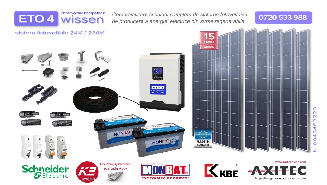 Kit Panouri Solare Fotovoltaice 6 Panouri 275w Productie Aprox 7.92 Kwh ...