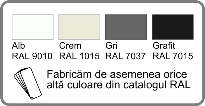 Cadita baie compozit 120x90 cm cu rigola inclusa | Cazi baie