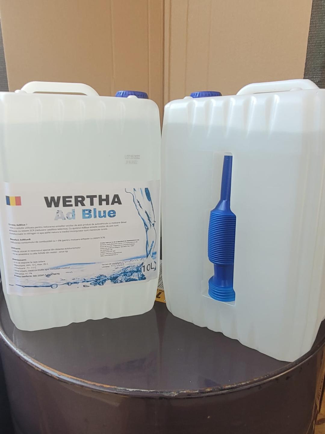 Adblue Wertha 10l -20l. Canistre Hdpe Cu Palnie, Hidroservco Srl