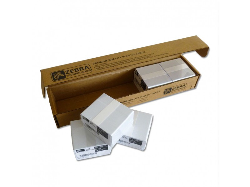 Card Pvc Zebra Premier, Cr80, 30mil, Alb, It Genetics S.r.l.