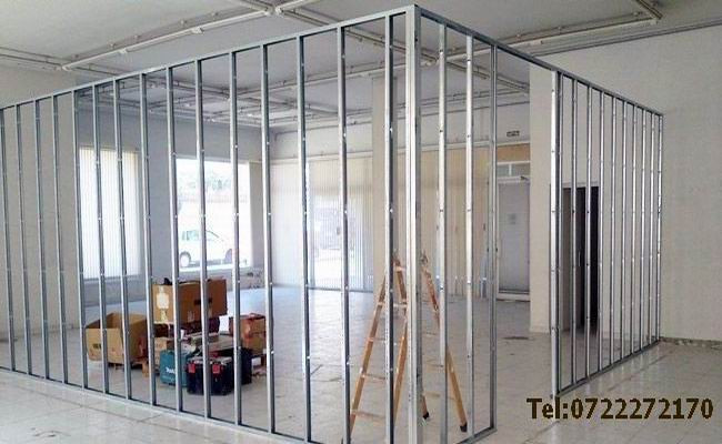 Montaj Pereti Despartitori Rigips,placare Rigips,tavane False Gips, Sc ...