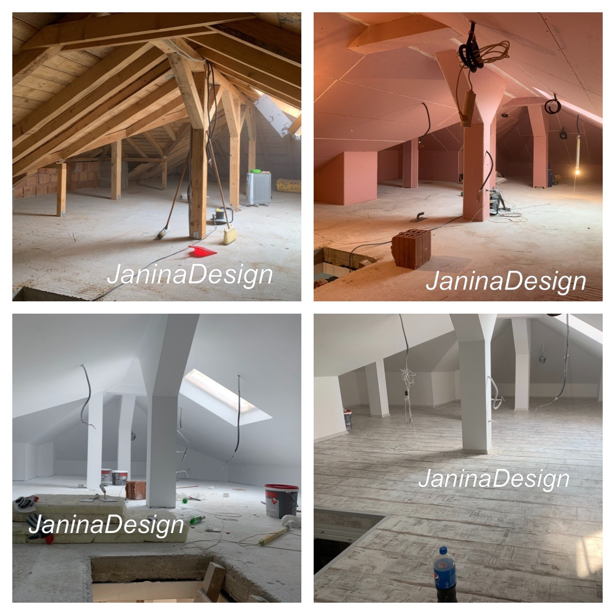 Amenajari Mansarde - Poduri Case, Gips Carton, Rigips, Sc Janinadesign Srl