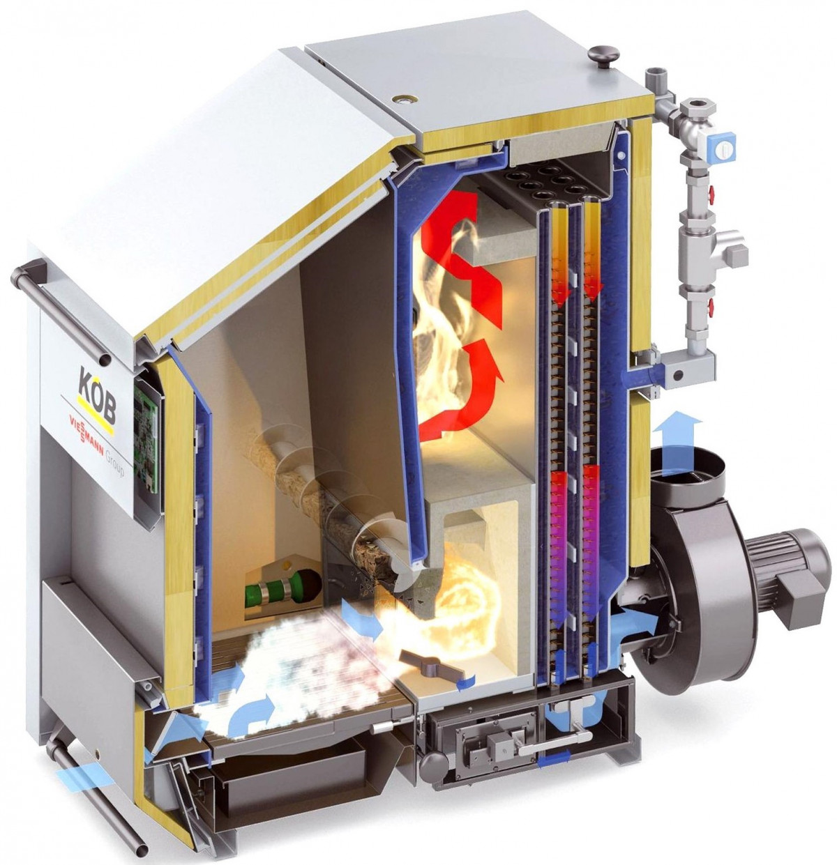 Ventilator Cazan Viessmann Vitoligno 250s Si Kob Pyromat Eco ...