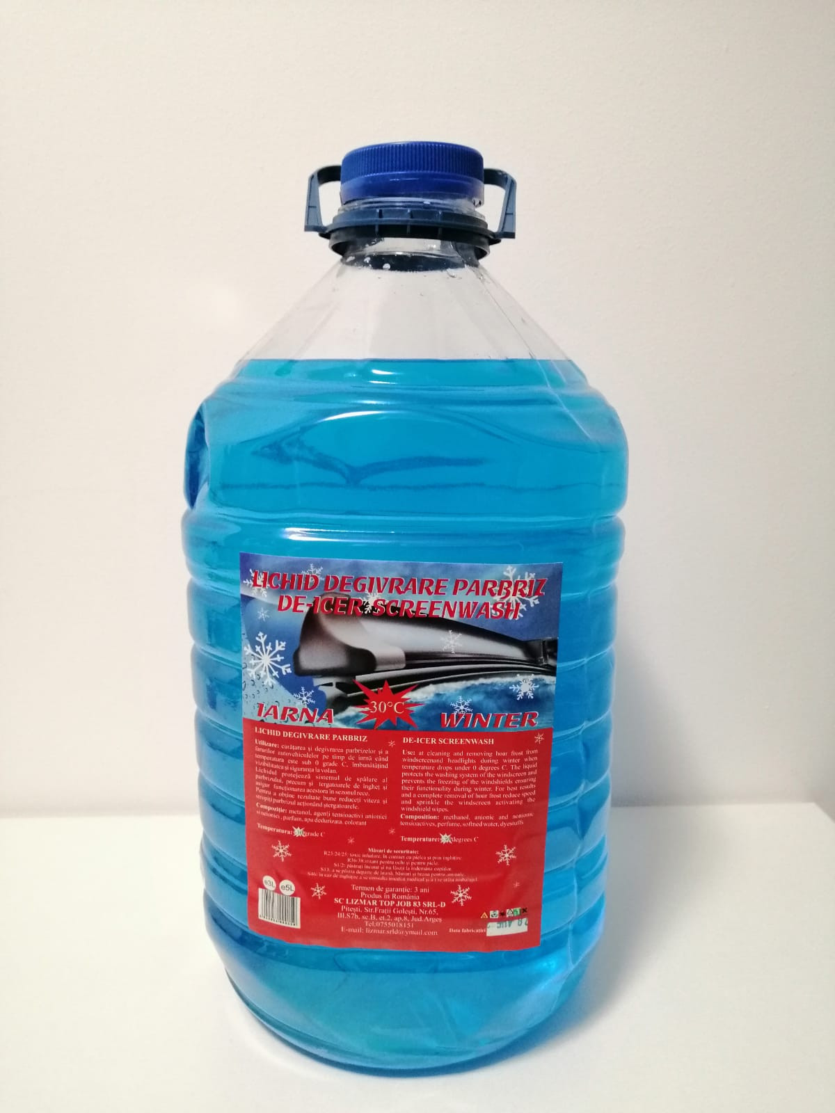 Lichid Parbriz Iarna Pe Baza De Etanol -30 Grade C, Producator, Sc ...