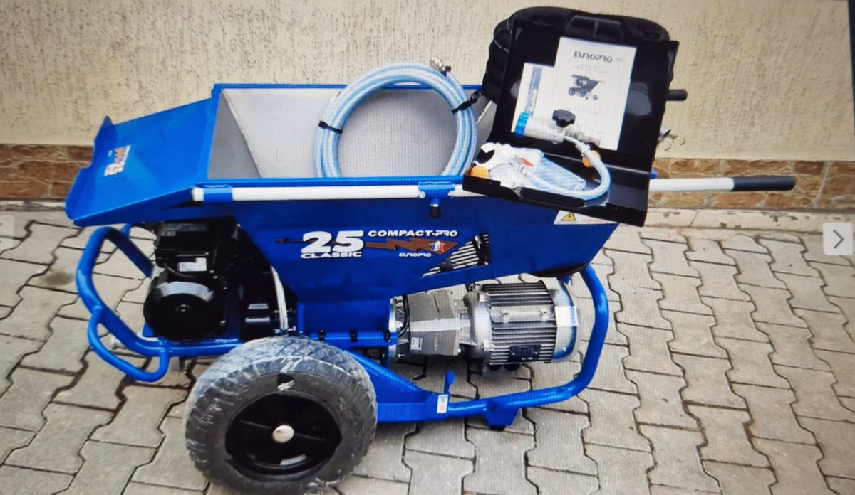 Pompa De Tencuit/glet/adeziv Euromair Cp 25 (compact Pro), Furnizor, Sc ...