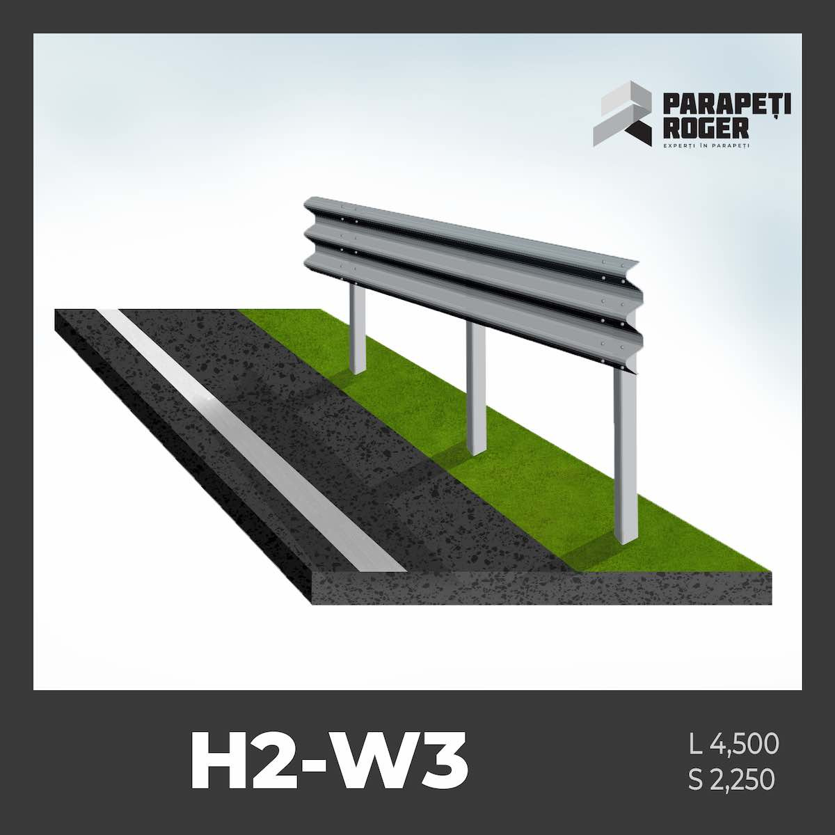 Parapet Metalic H2 De Acostament, Sc Parapeti Roger Srl
