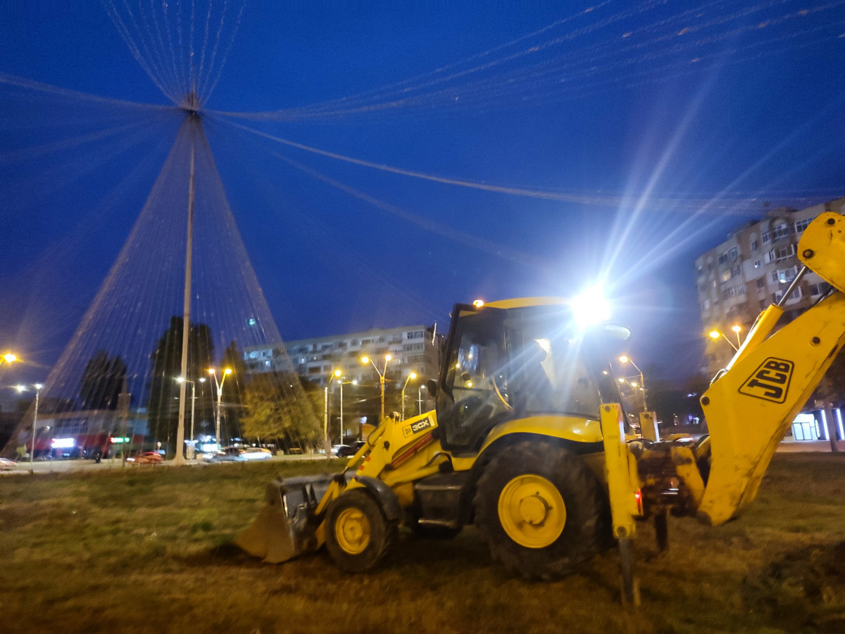 Buldoexcavator de inchiriat | Constructii