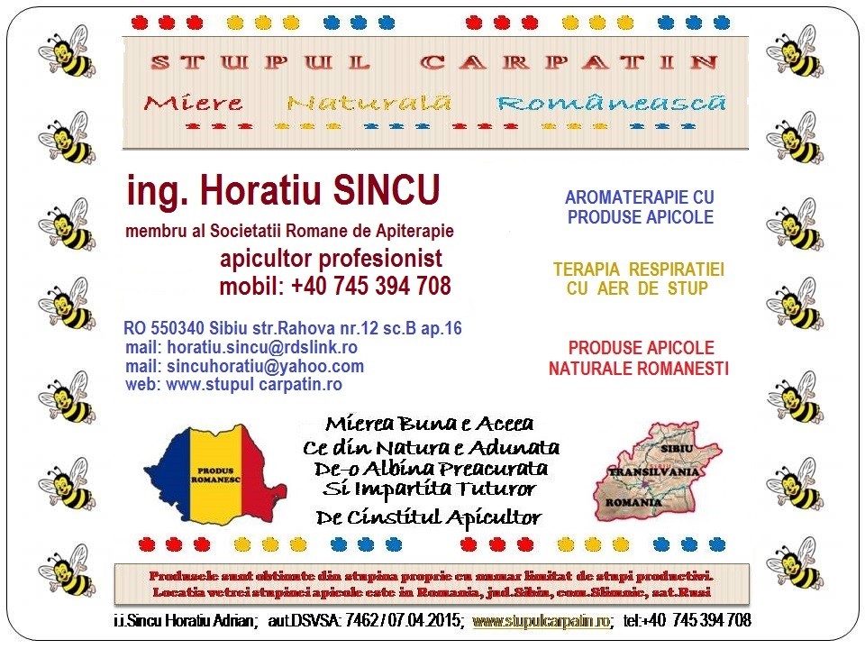 Produse Apicole Naturale Romanesti Limitate, Producator, Sincu Horatiu ...