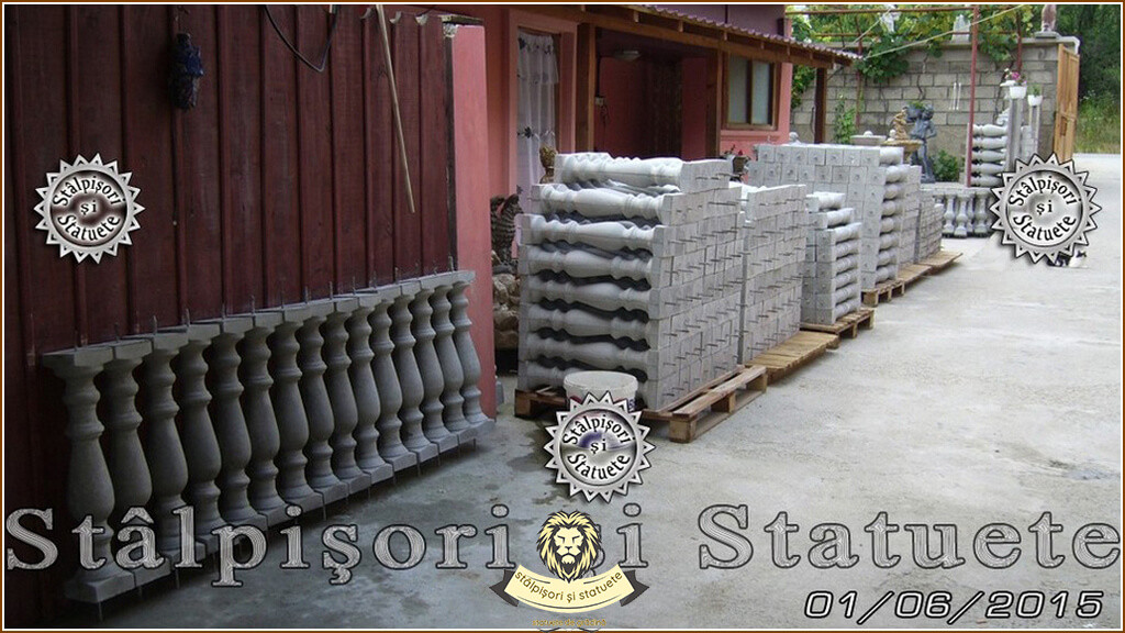Stalpisori, Balustri, Popici, Mosoare, Din Beton, Model B1., Producator ...