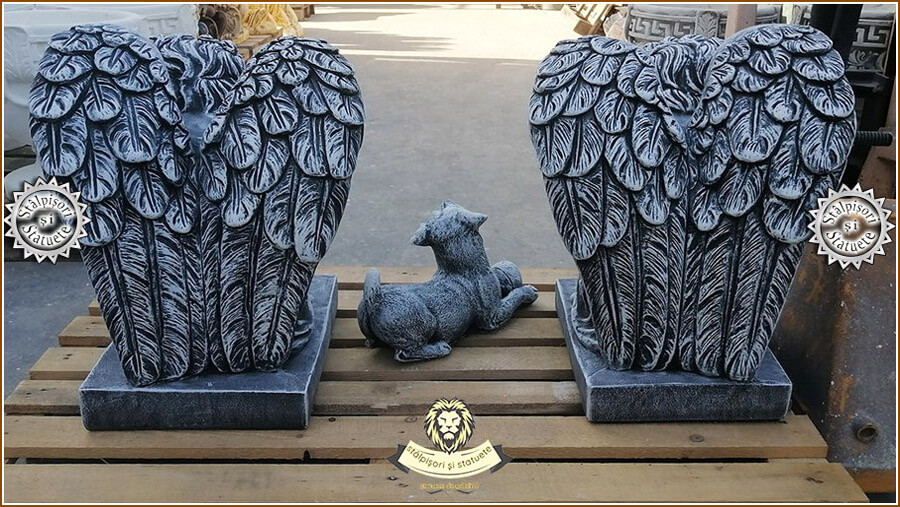 Set Ingerasi Adormiti, Gri Patinat, Model S76., Producator, Stalpisori ...