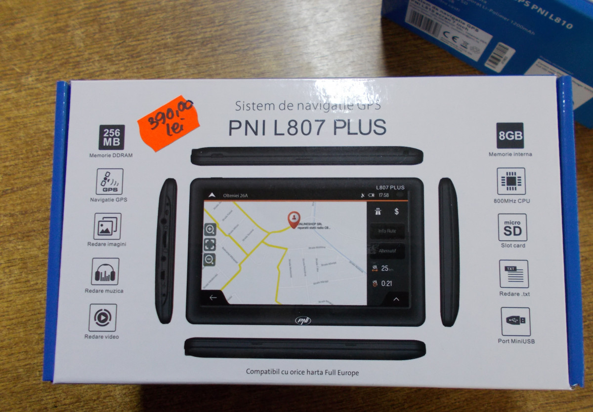 Sistem De Navigatie Pni L807, Tahog Bal Srl