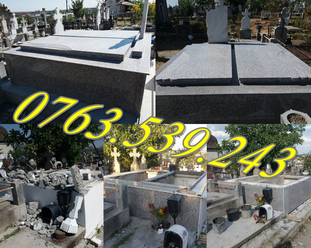 Amenajari Morminte Cavouri Borduri Lucrari Funerare Cu Granit, Sc ...