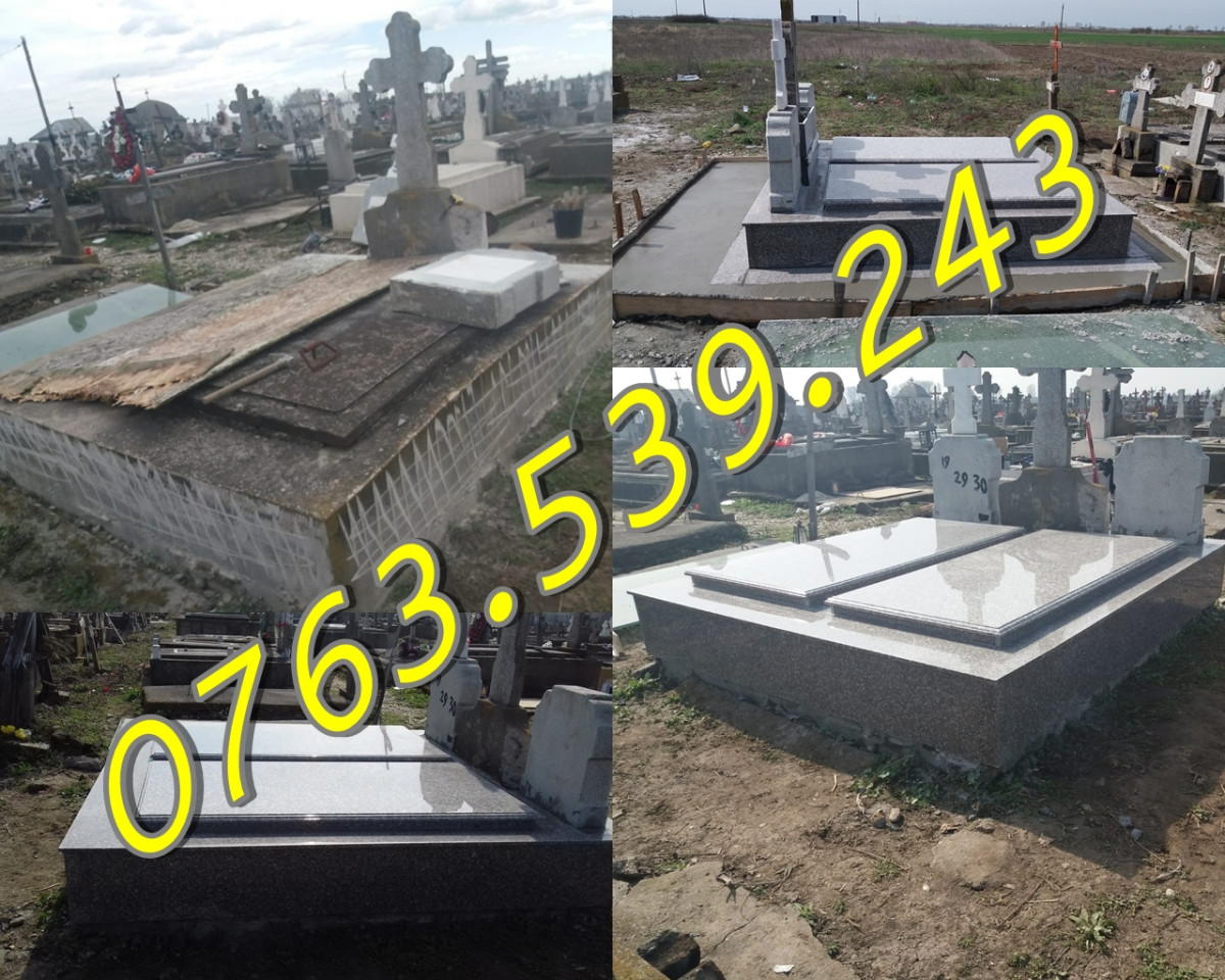 Mormant Cavou Cripta Lucrare Funerara De Granit | Monumente funerare