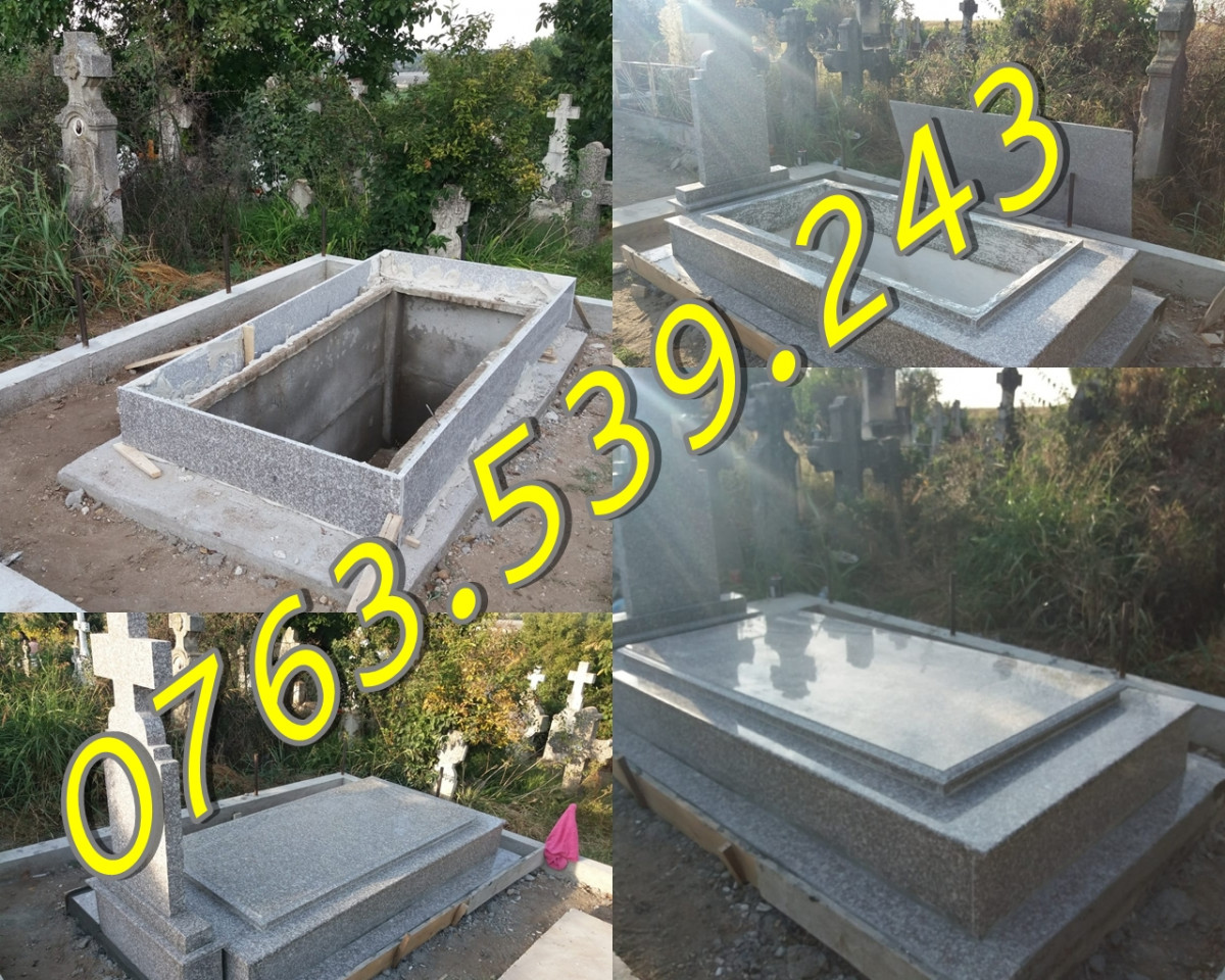 Mormant Cavou Cripta Lucrare Funerara De Granit, Sc Tarcan Art Srl