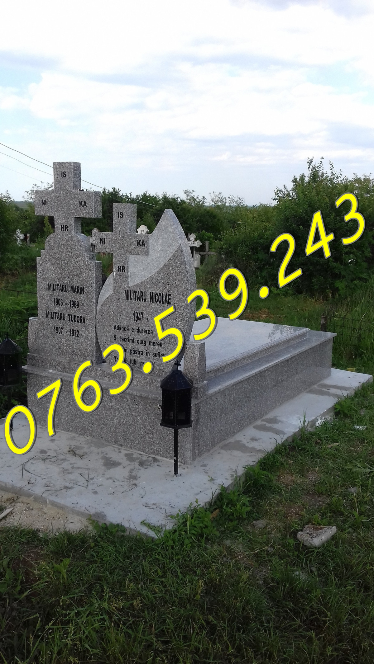 Mormant Cavou Cripta Lucrare Funerara De Granit | Monumente funerare