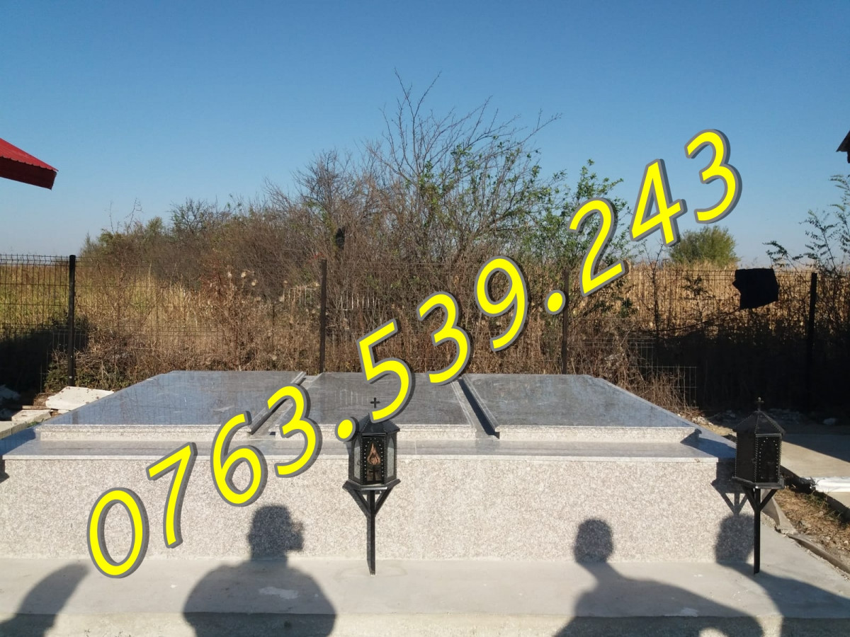 Cavou Cripta Lucrare Funerare Mormant Complet De Granit Maro Ieftin ...