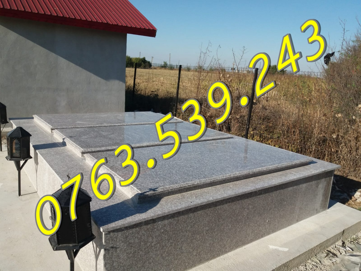 Cavou Cripta Lucrare Funerare Mormant Complet De Granit Maro Ieftin ...