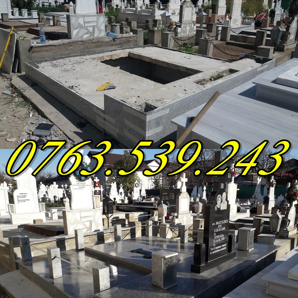 Constructii Funerare Placari Cavouri Morminte Borduri Marmura Granit ...